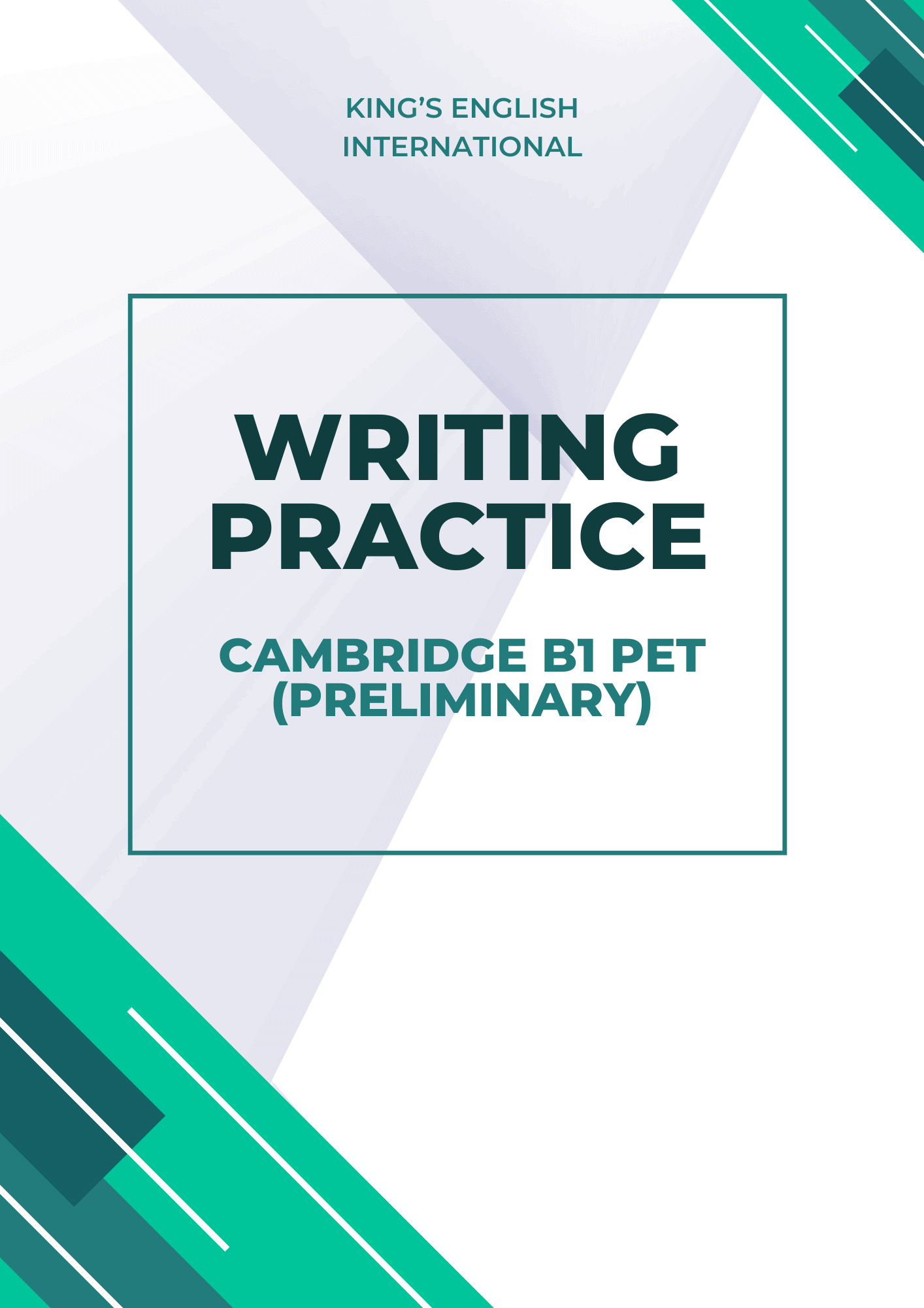 Writing practice Cambridge B1 PET (Preliminary) - King's English ...